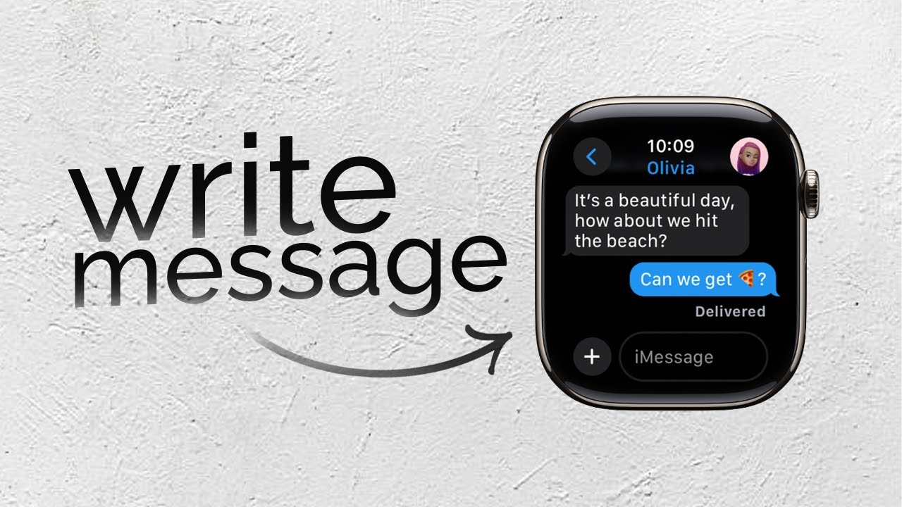 How to Write Message on Apple Watch (tutorial) - YouTube