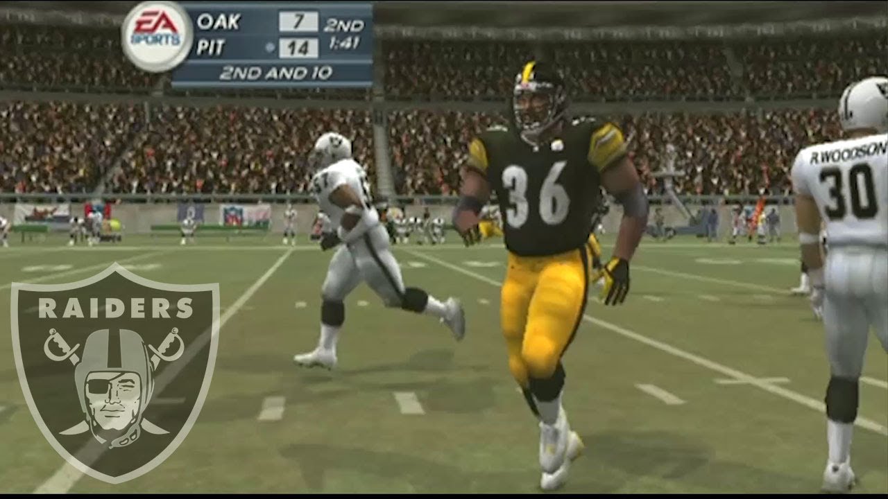 Madden 03 Franchise Raiders vs Steelers - YouTube