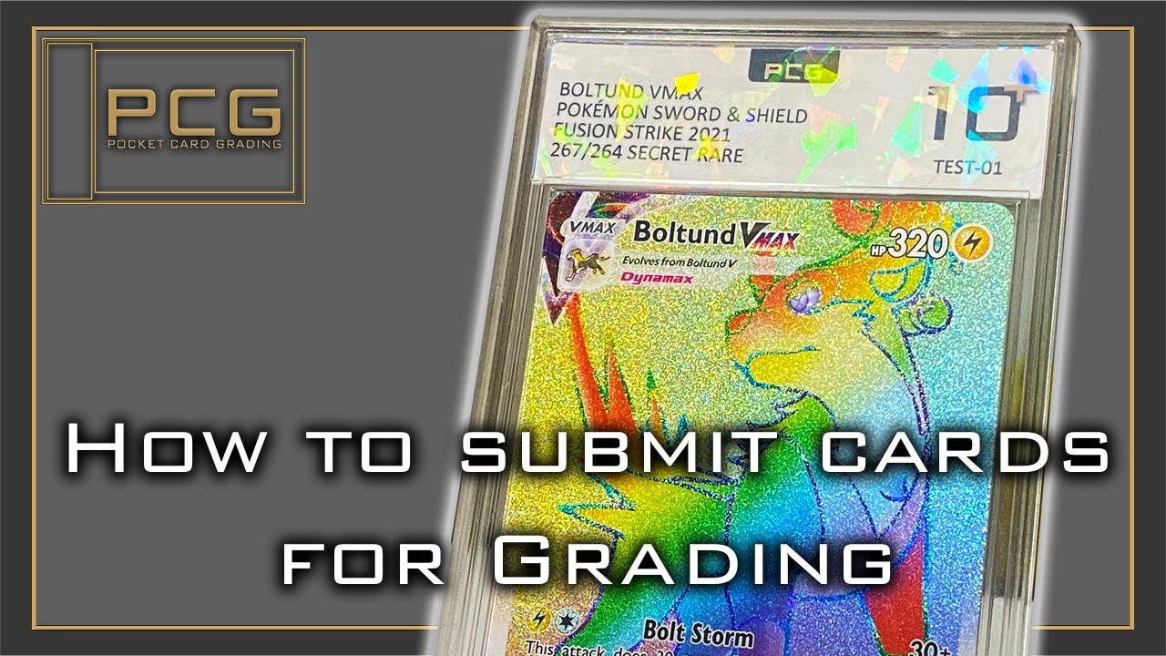 Submitting Cards with Pocket Card Grading - YouTube