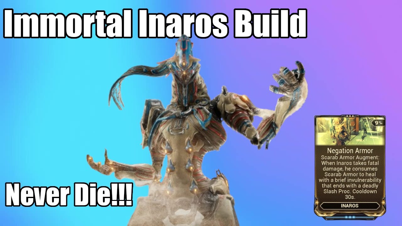 Immortal Inaros Build | Warframe - YouTube