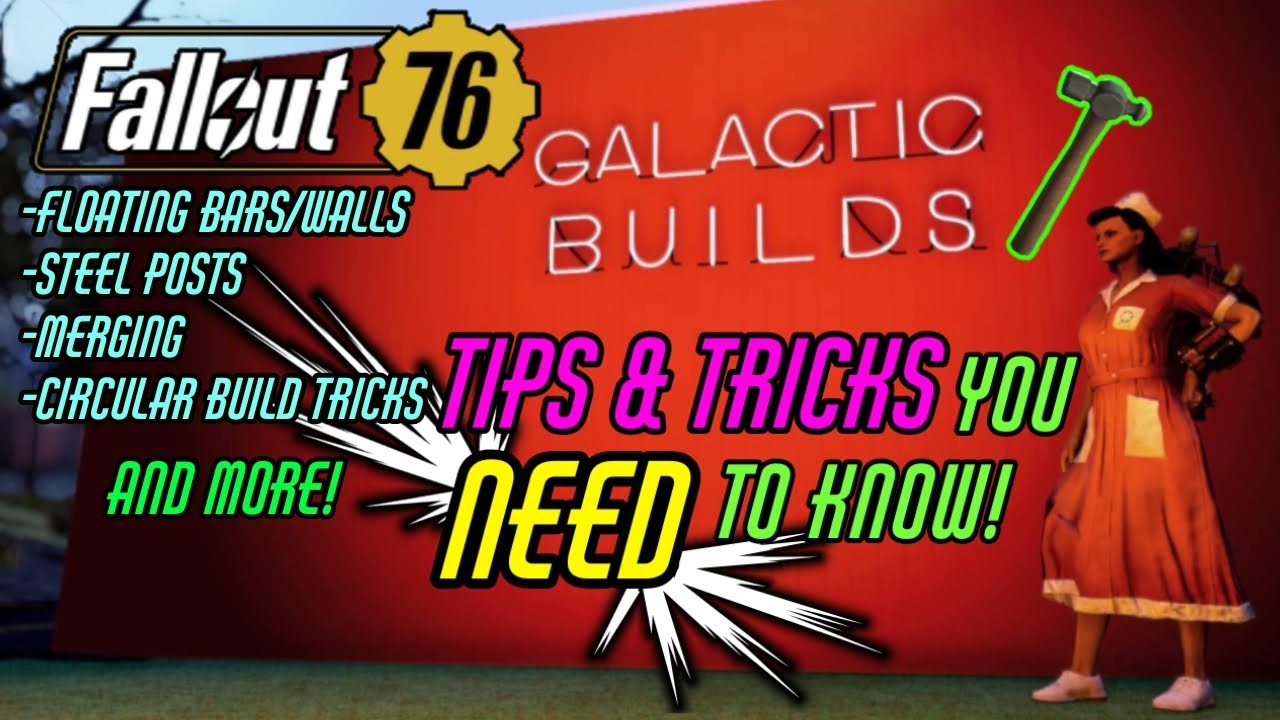Fallout 76 Camp Building Tutorial - Merging, Double Walls, Steel Posts ...