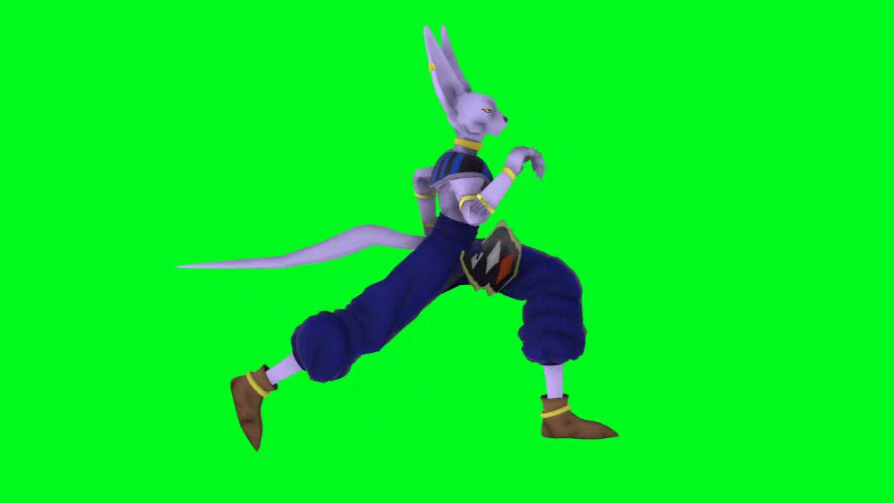 Beerus dragon ball xenoverse run animated left chroma - YouTube