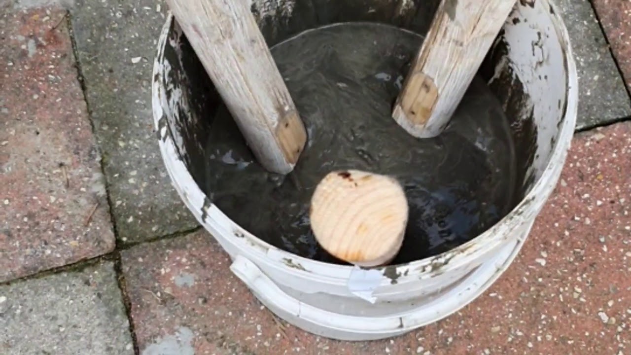 Making a Stool from concrete - YouTube