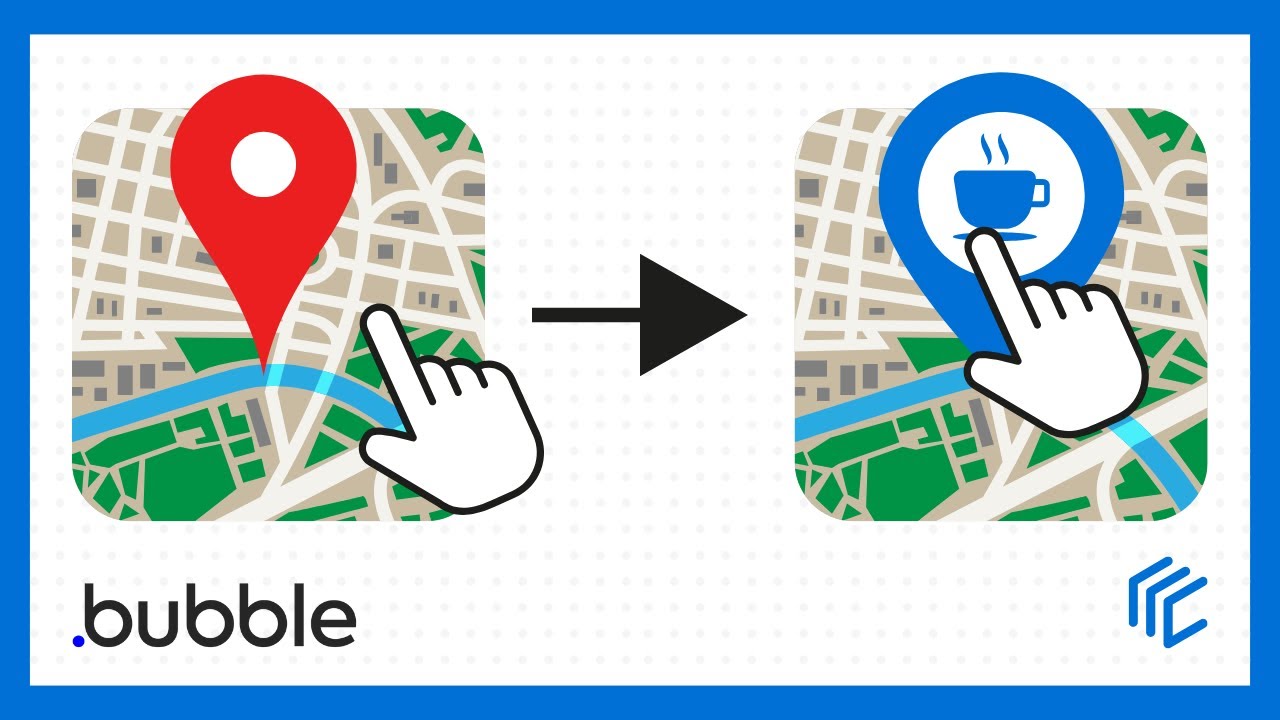 Change map marker on hover - Bubble.io tutorial - YouTube