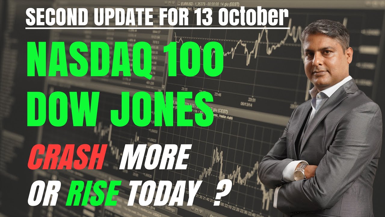 NYSE LIVE Today | US30 & Nasdaq 100 Analysis Today 13 Oct | Dow Jones ...