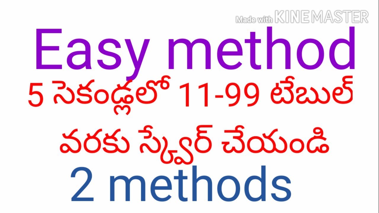 Squares for all competitive exams - YouTube