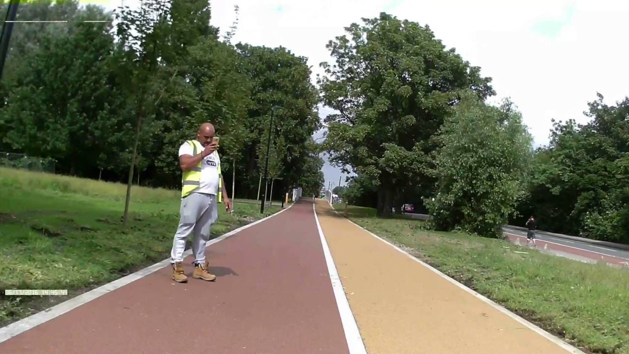 First section of Lea Bridge Road cycle superhighway opens - YouTube