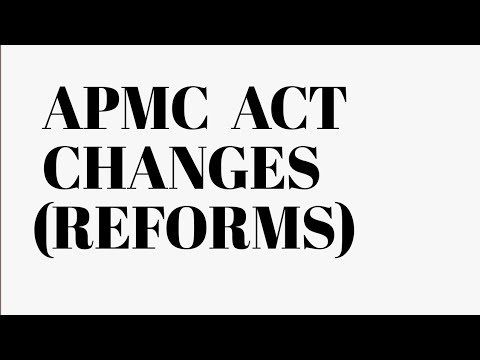 कृषि माल बाजार व्यवस्था के बदलाव- Business Opportunity- APMC Acts ...