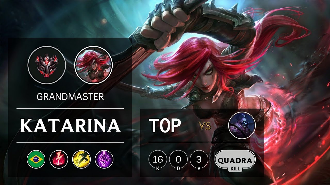 Katarina Top vs Jax - BR Grandmaster Patch 10.2 - YouTube