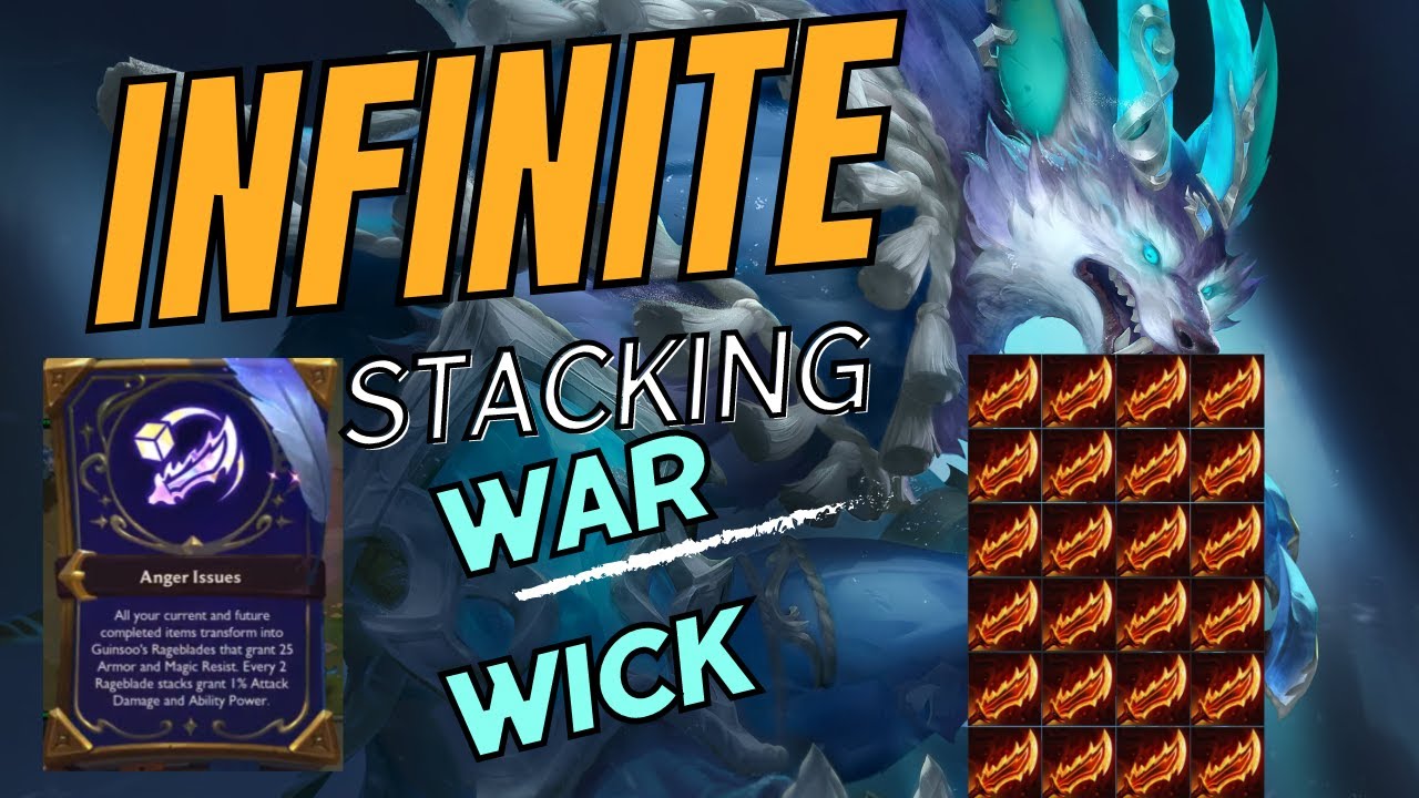 WARWICK HAS INFINITE ATTACK SPEED SCALING!! NEW SET 12 TFT - YouTube