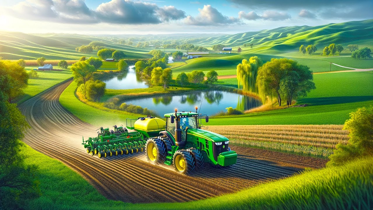 Real Life Farmer Tries Farming Simulator for the First Time - Day 2 ...