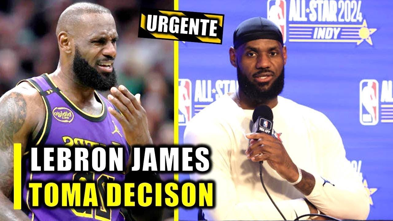 🚨URGENTE🚨 LEBRON JAMES TOMA DECISION CON LAKERS !!!!! - YouTube