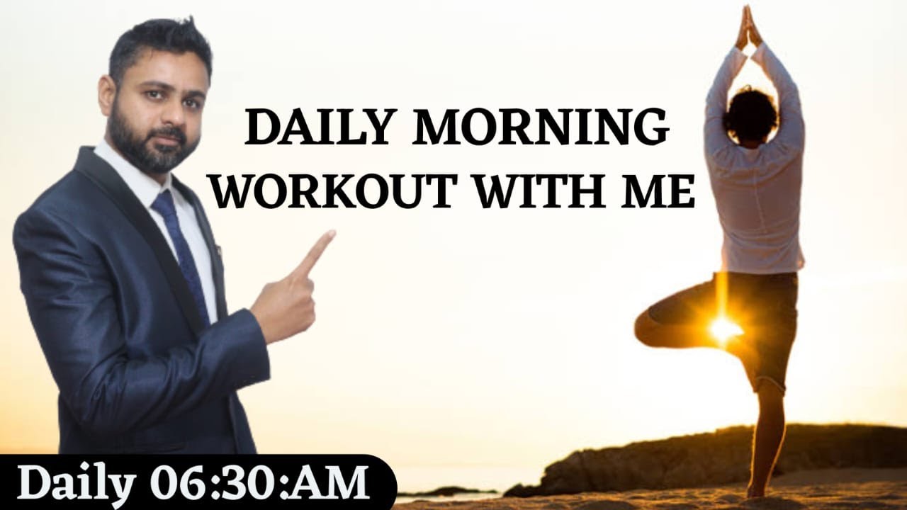 HEALTH IS WEALTH || WORK OUT WITH ME AT 6.30 AM .. DAILY ON YOU TUBE ...