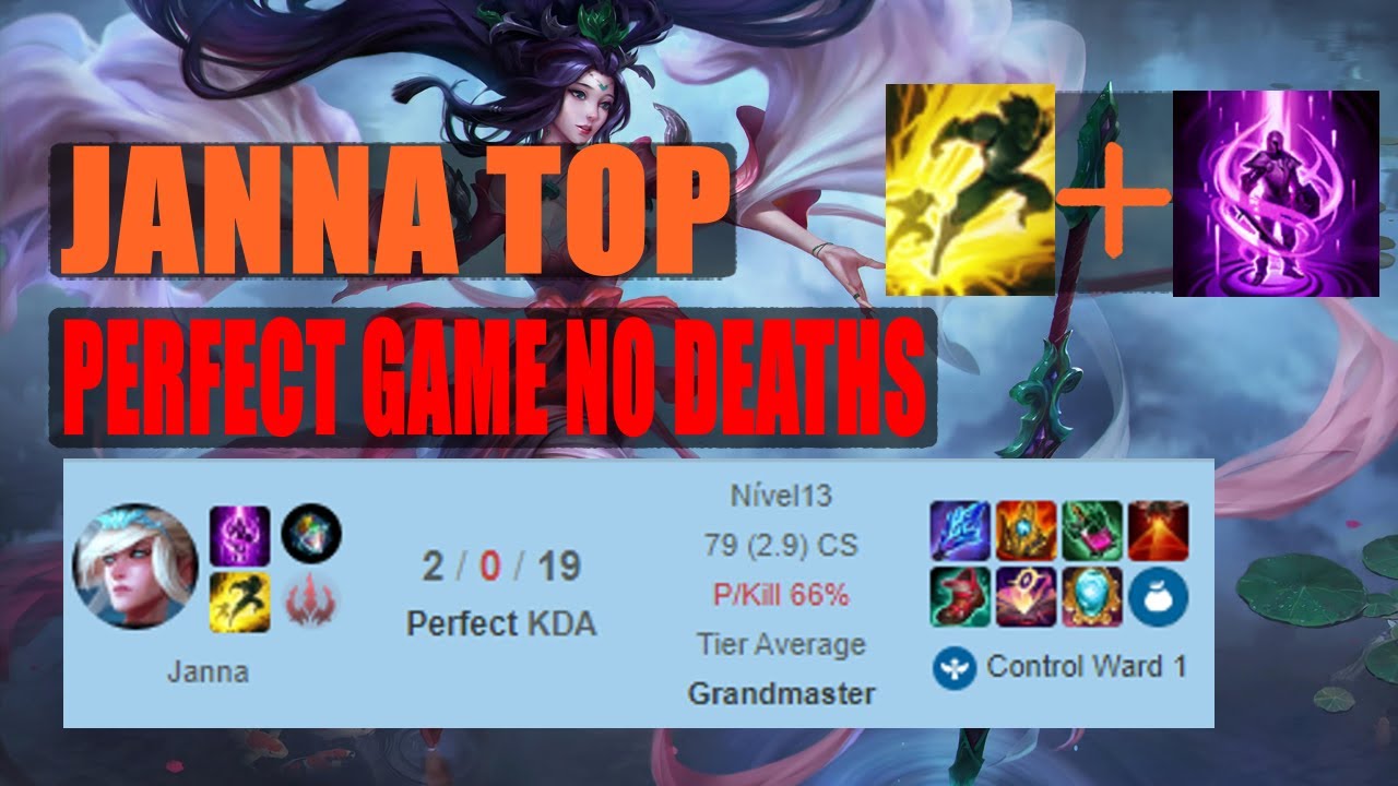 AP0CALYPSE PLAYS JANNA TOP IN GRANDMASTER - YouTube
