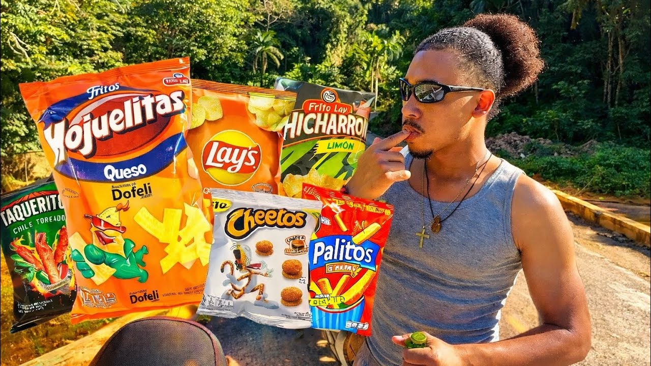Trying Dominican Chips In The Jungle - YouTube