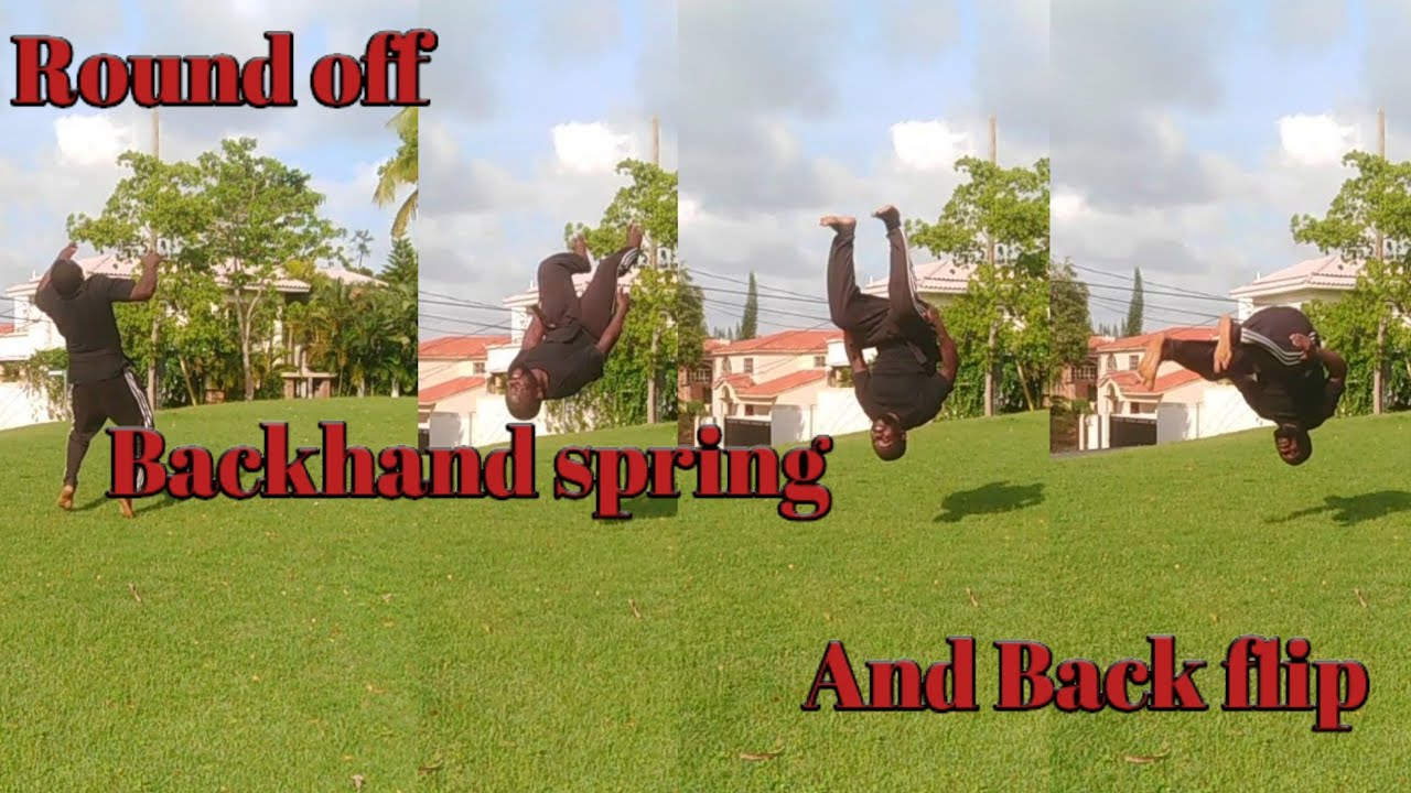Round off Back handspring and back flip - YouTube