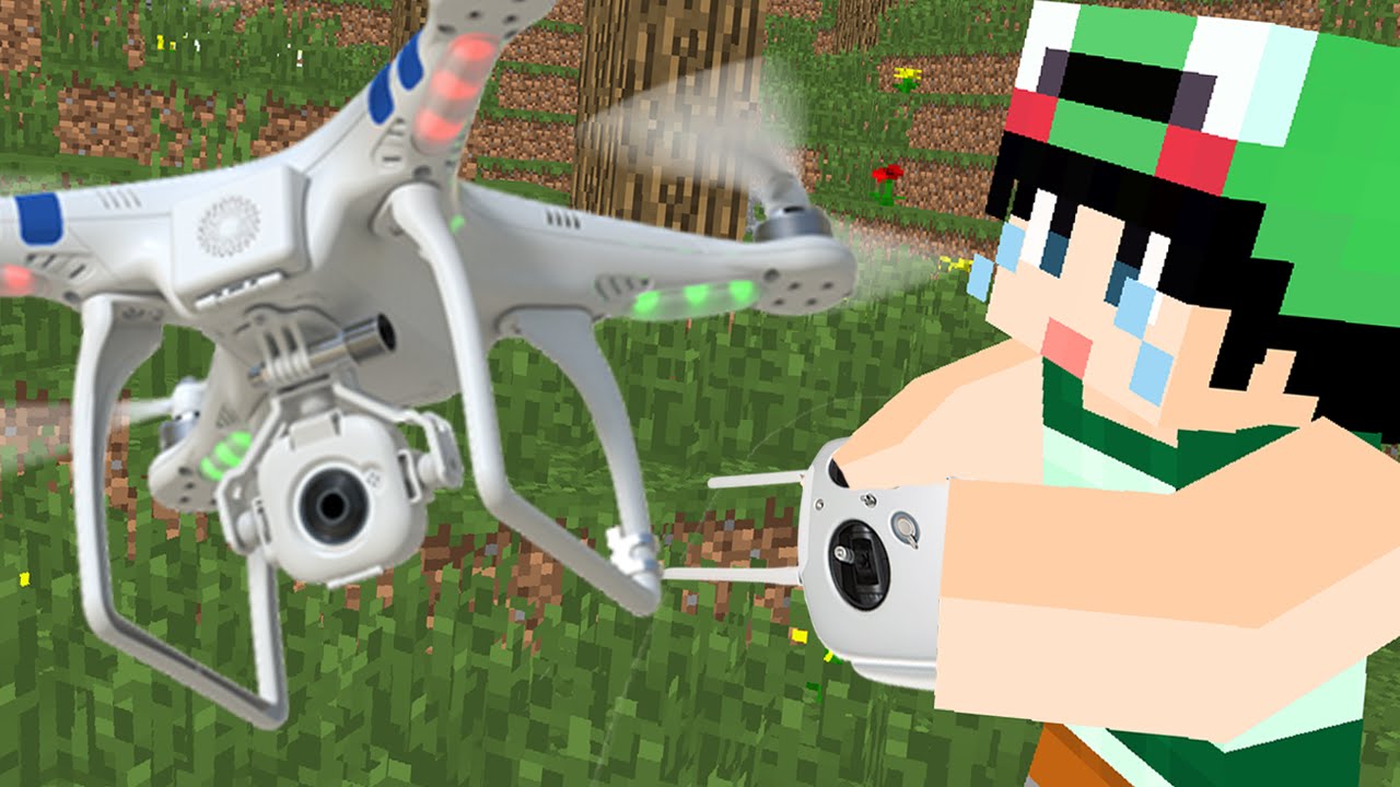 [루태] 드론으로 비행 대결?! [마인크래프트 모드 스토리 리뷰 '드론 모드' *단편*] Minecraft Custom ...