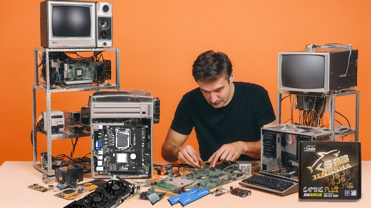 Ultimate Budget build. Gaming PC / Workstation for Kids. JINGSHA B75M ...