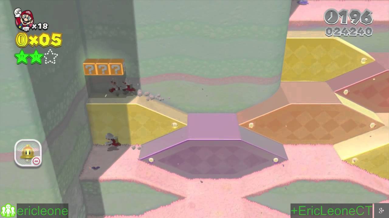 Let's Play 'Super Mario 3D World' Part 13 - World 2-5 Double Cherry ...