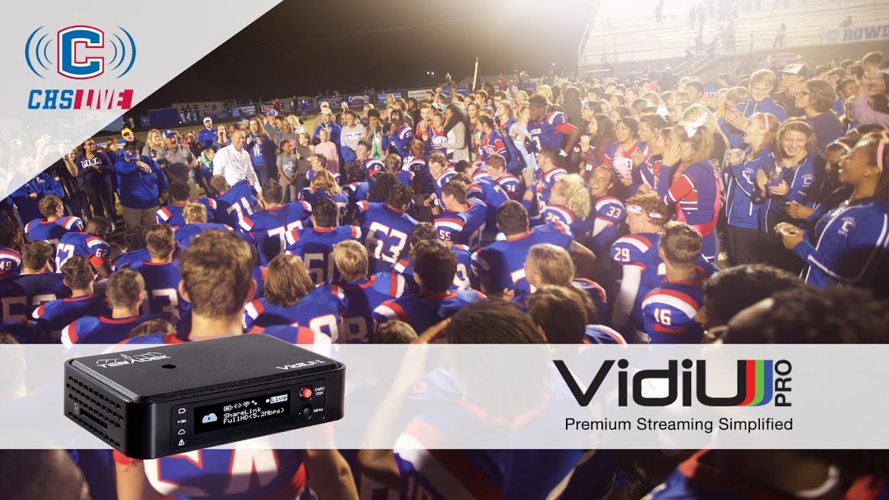 CHS Live Broadcasts with VidiU Pro - YouTube