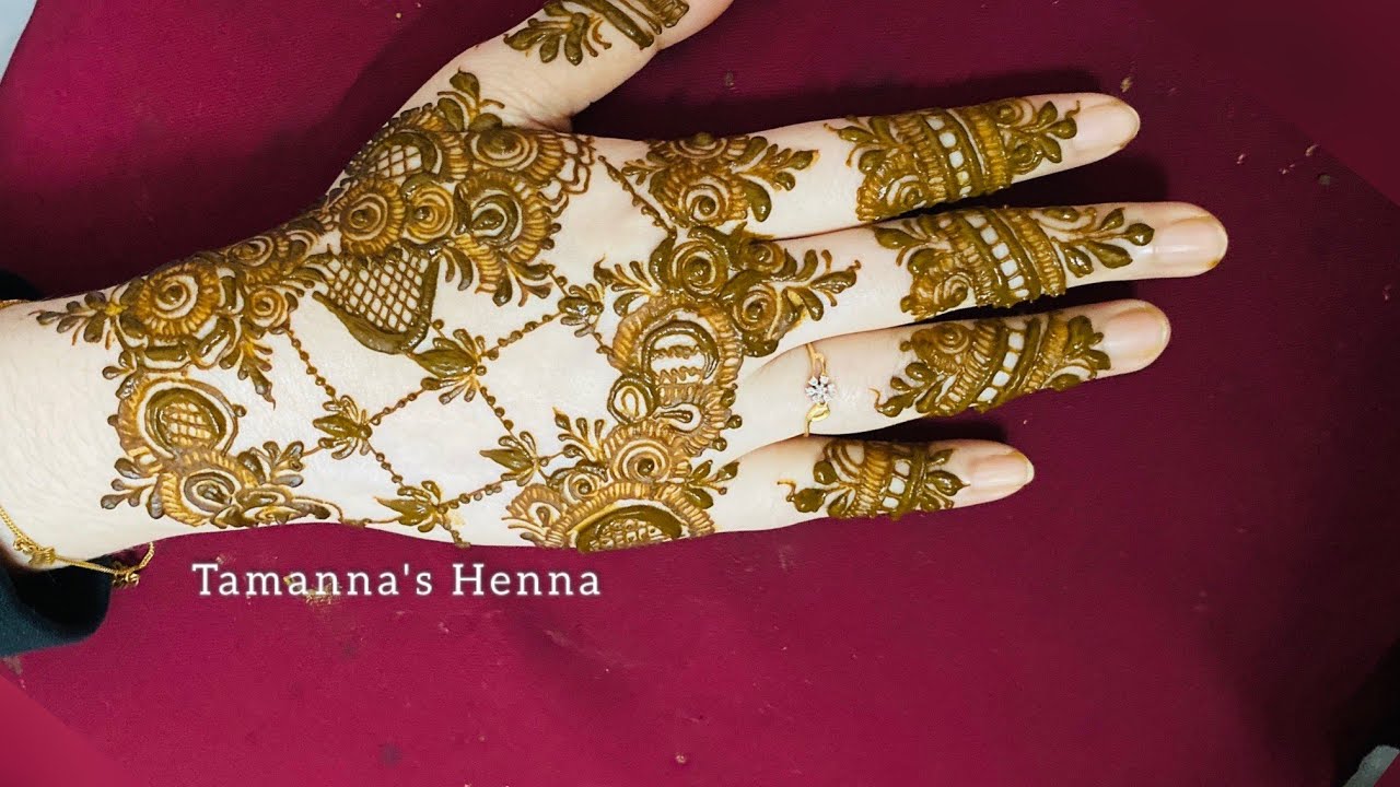 Very Beautiful Stylish Easy Mehndi Design for Hand ||Tamanna's Henna ...