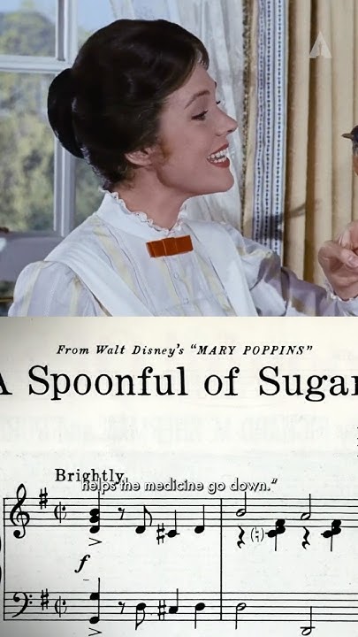 The Story Behind “A Spoonful of Sugar” in 'Mary Poppins'! #movies - YouTube
