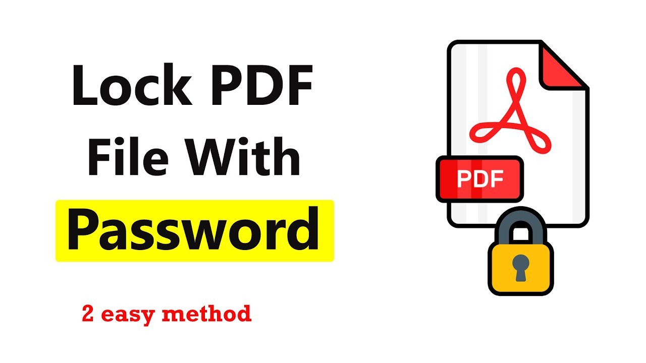 How To Lock Pdf With Password in Android | Protect pdf with password ...