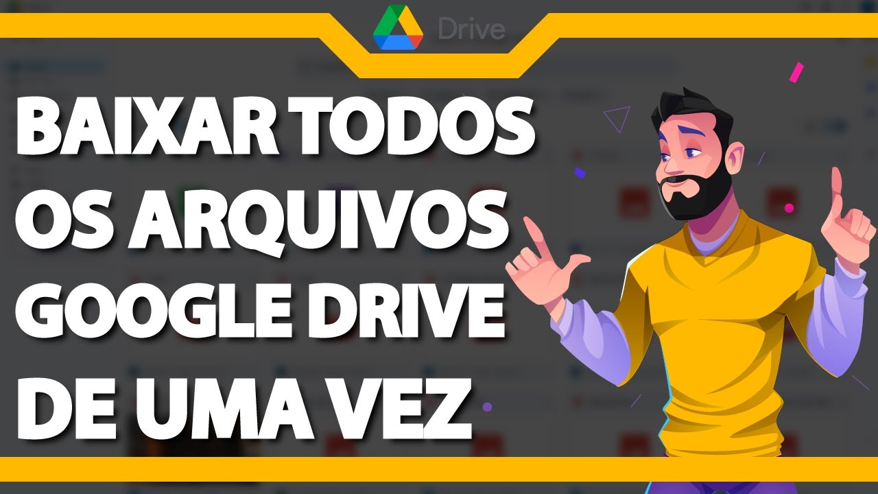 Como Baixar Todos os Arquivos do Google Drive de uma Vez (Rápido e Fácil) 2024 - YouTube