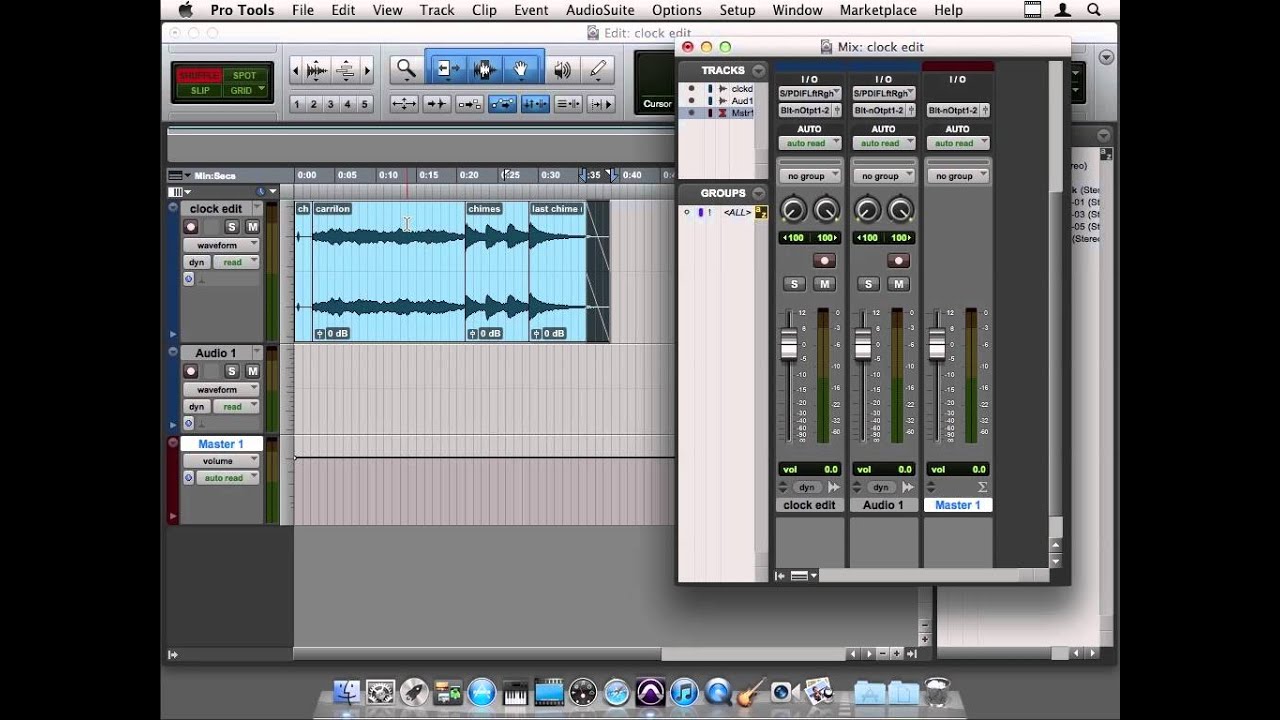 Avid Pro Tools 10 Tutorial | Editing with Multiple Tracks - YouTube