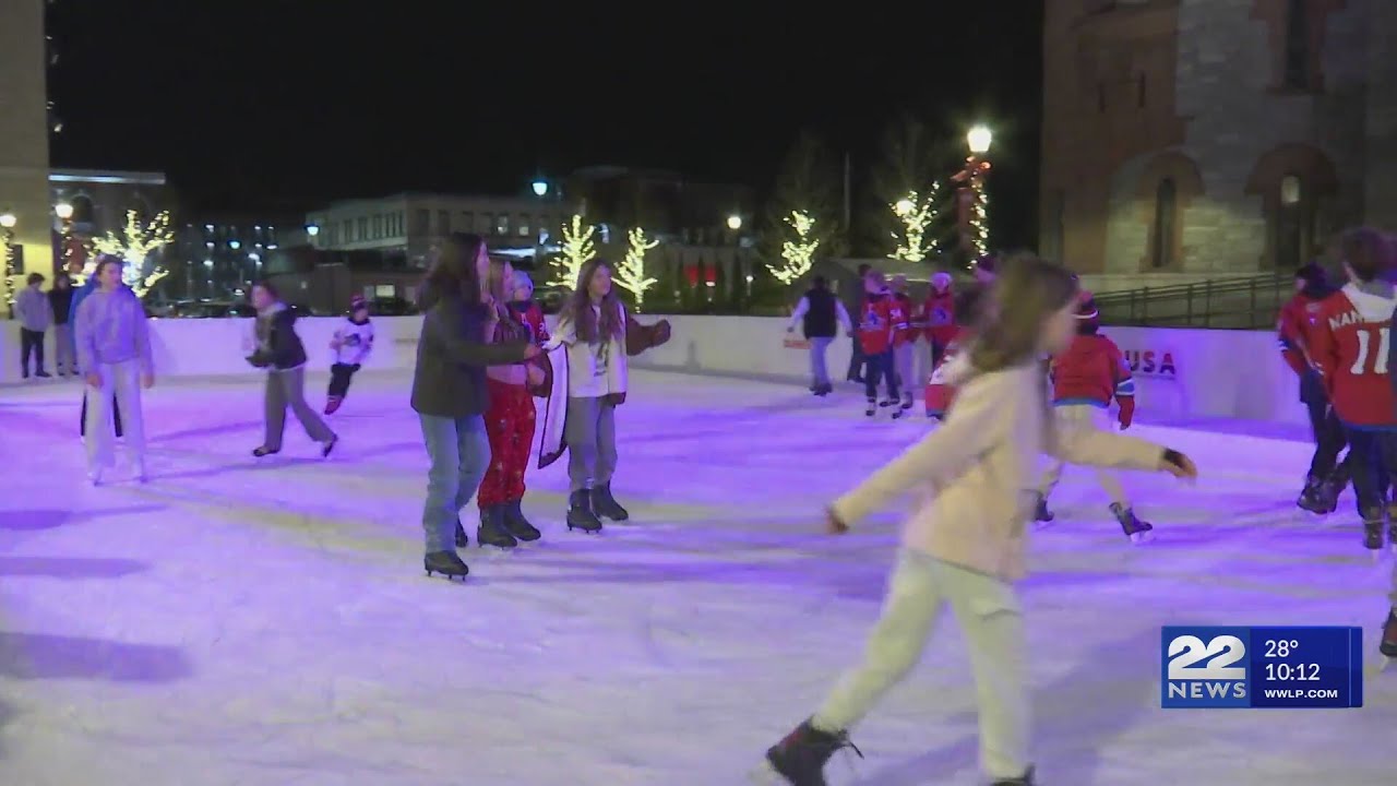 People celebrate World Ice Skating Day at local ice rinks - YouTube