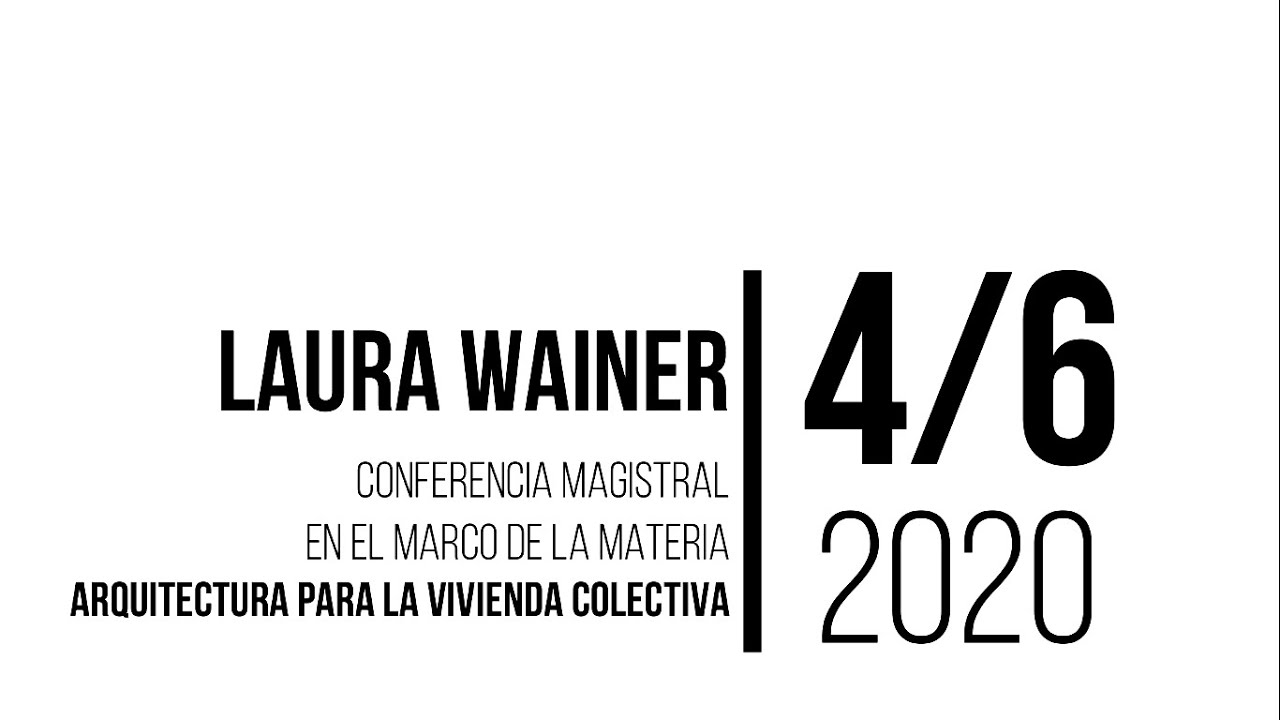 Conferencia Laura Wainer en la UMESAD - YouTube