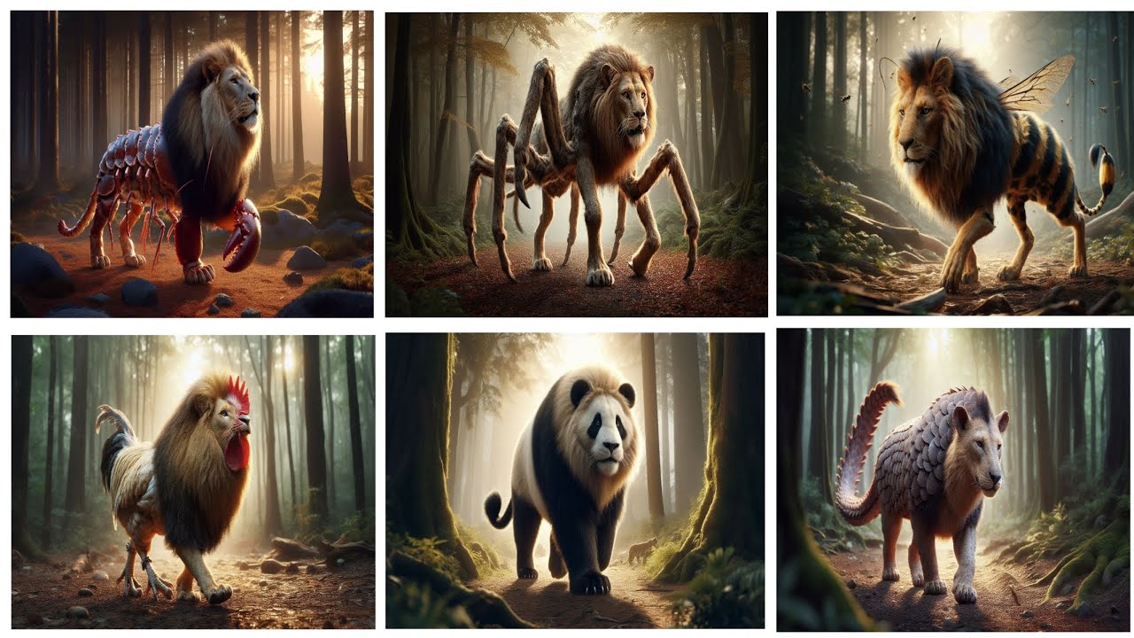 Amazing Animal Fusion Hy Brids 💥Best Animal Fusion #ai #part2 - YouTube