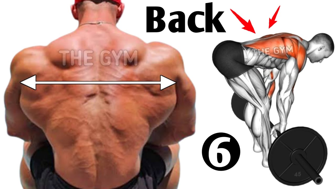 6 Gym Back Day Workout ( fastest ) - YouTube
