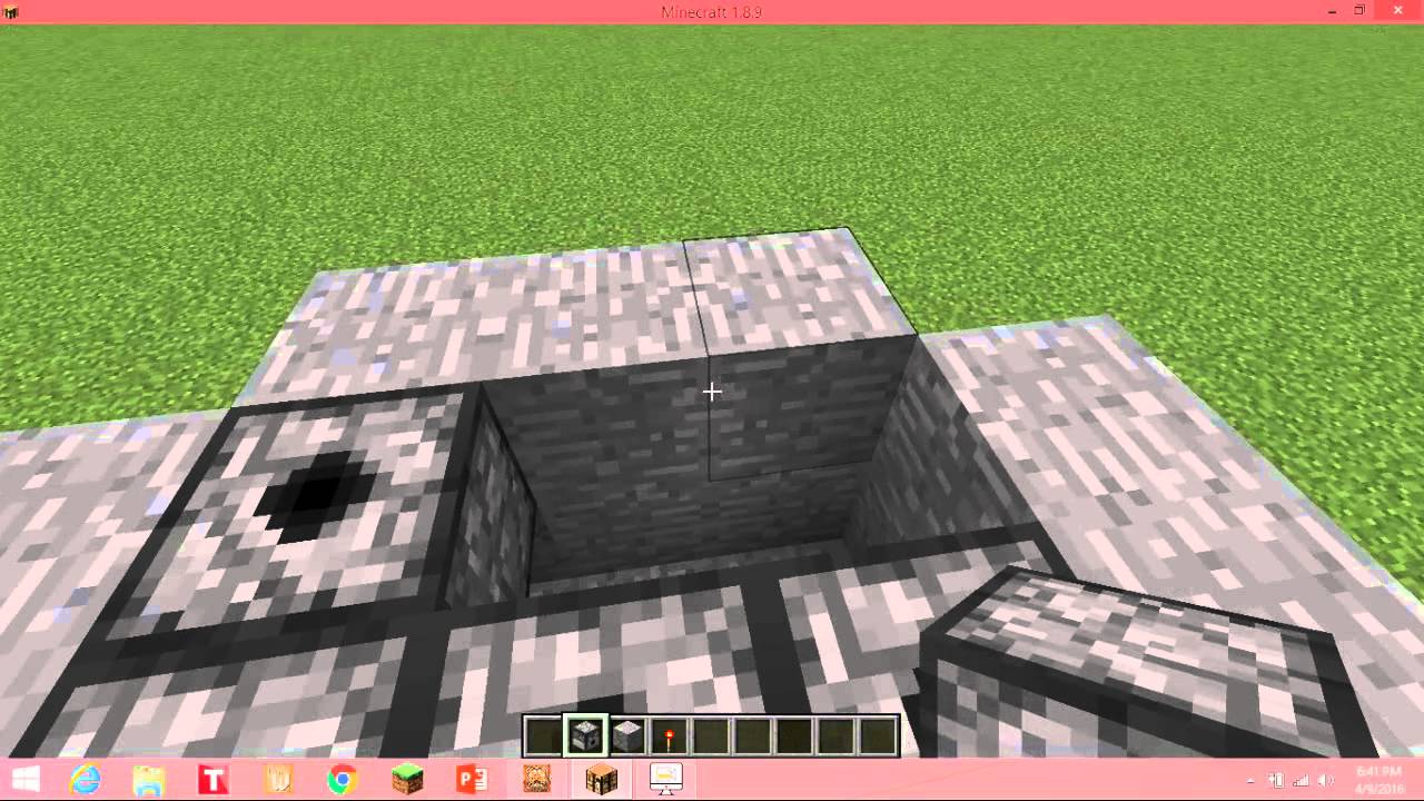 How to build a Minecraft Volcano that Erupts - YouTube