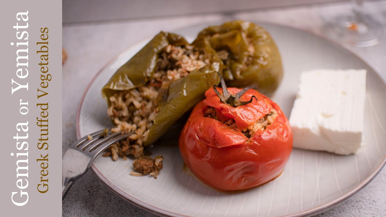 Gemista or Yemista | Greek Stuffed Vegetables | Τα Γεμιστά μου - YouTube