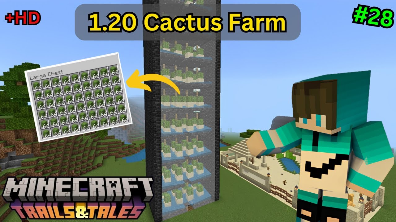 Finally I Made Best Automatic Cactus Farm in Minecraft|SEASON 2 ...