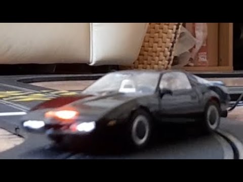 scalextric video 3! [K.I.T.T drifting] - YouTube