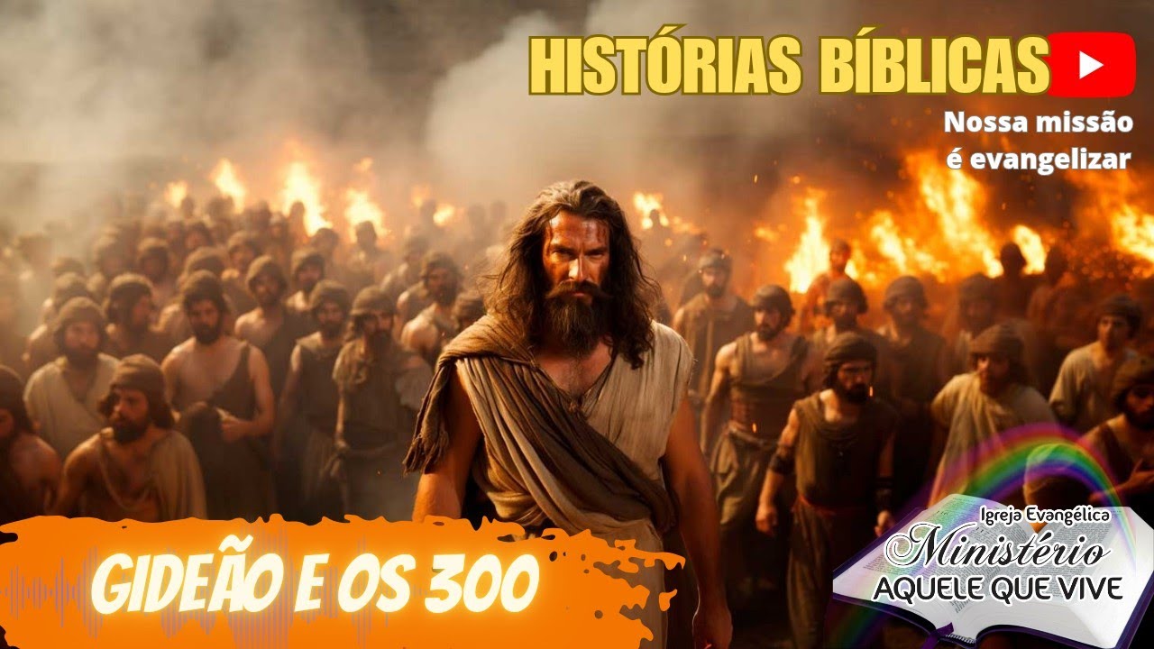 HISTÓRIAS BÍBLICAS GIDEÃO E OS 300 - YouTube