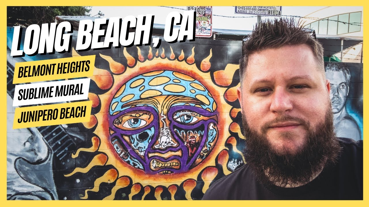 Last Day in Long Beach: Sublime Mural & Sunset at Junipero Beach - YouTube