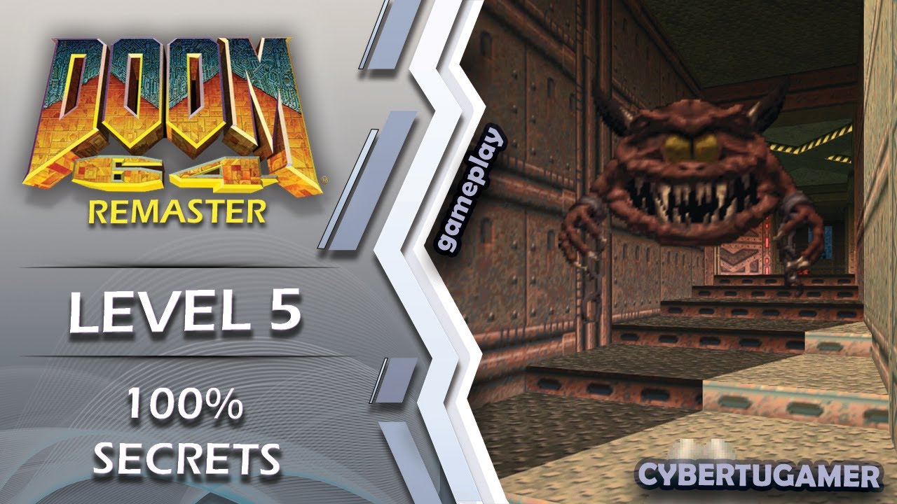 Doom 64 REMASTER - Level 5 - TECH CENTER - 100% SECRETS WALKTHROUGH ...