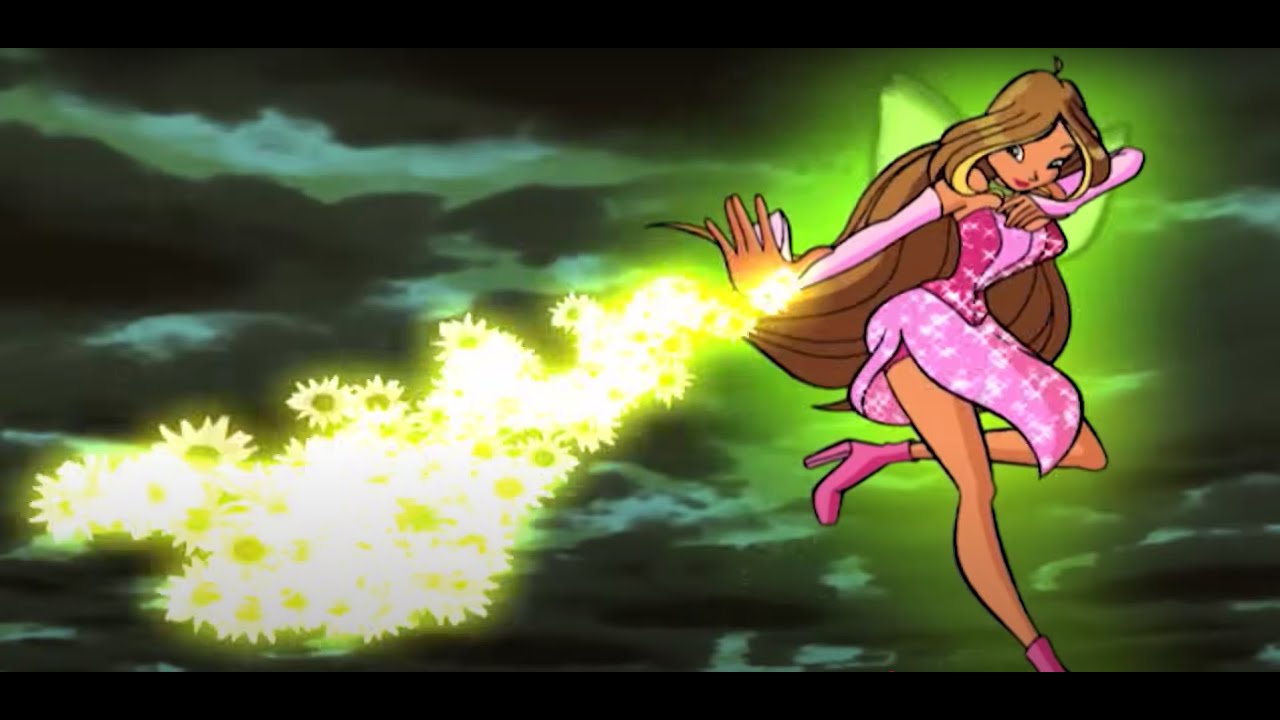 Flora All Magic Winx Spells in Season 1 - YouTube