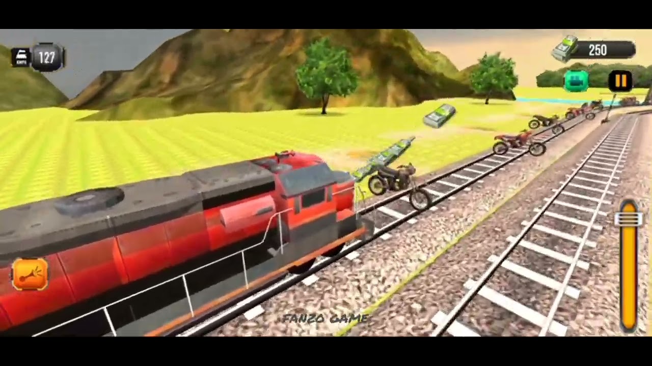 “FANZO GAME - FULL GAMEPLAY Train Jump Stunts - YouTube