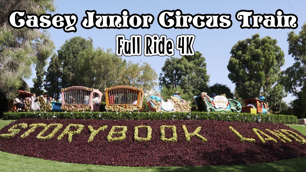 Casey Jr. Circus Train Ride | Full Ride POV | Forward and Backward | 4K ...