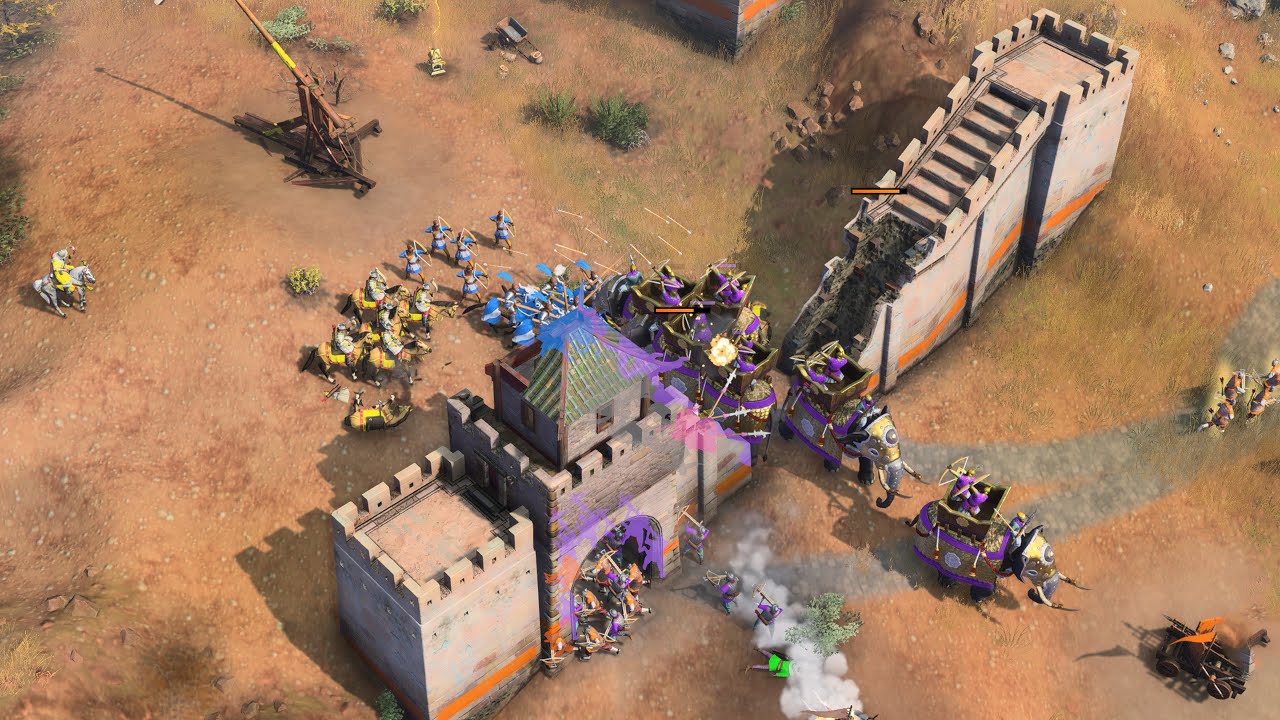 Age of Empires 4 - 4v4 BATTLE FOR THE SACRED SITE | Multiplayer ...