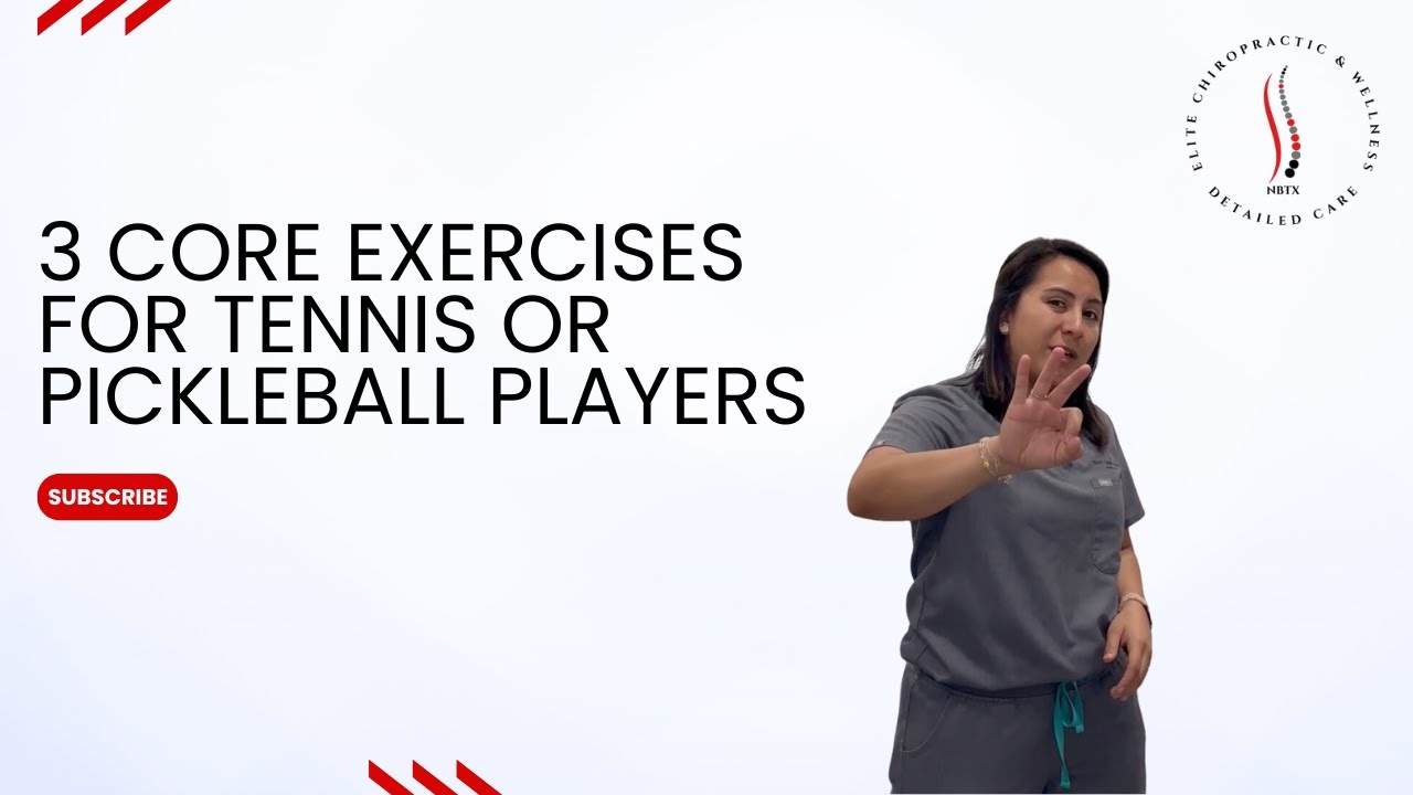 3 Core Exercises for Tennis or Pickleball Players / Elite Health Chiro ...
