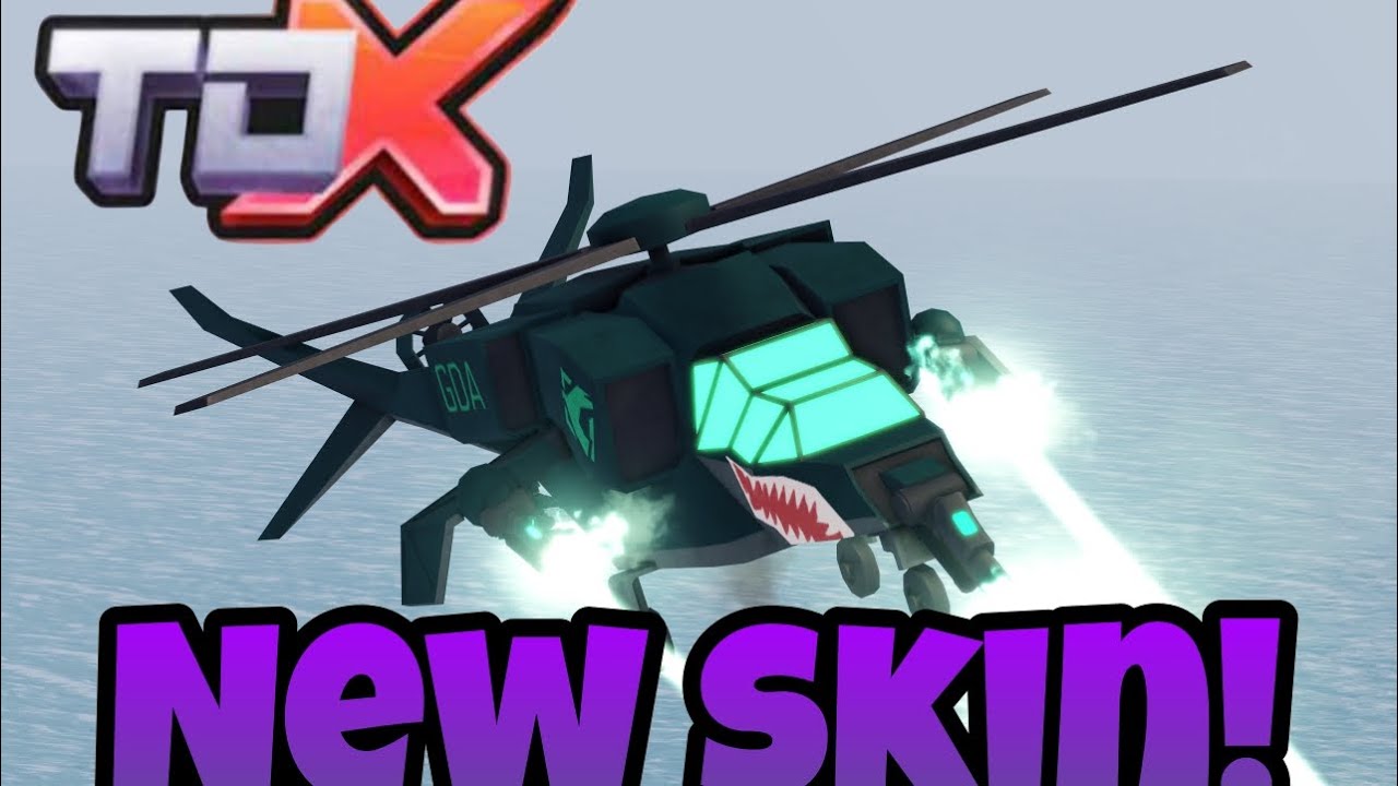 NEW SKIN LEAK FOR HELICOPTER IN TDX (TDX ROBLOX) - YouTube