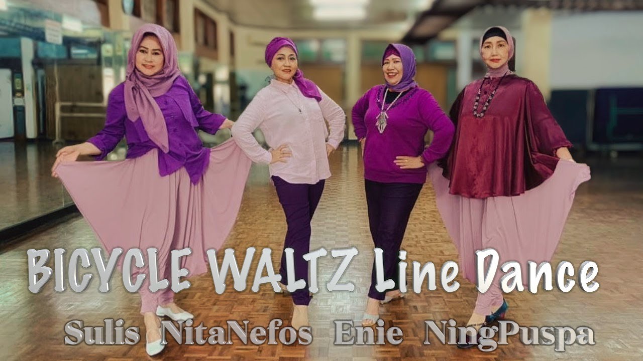 BICYCLE WALTZ Line Dance | Ning Puspa Line Dance - YouTube