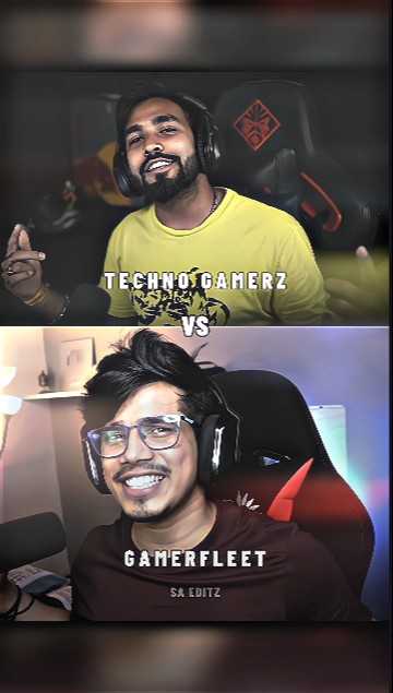 TECHNO GAMERZ VS GAMERFLEET 🗿🔥 || #technogamerz #shorts #gamerfleet ...