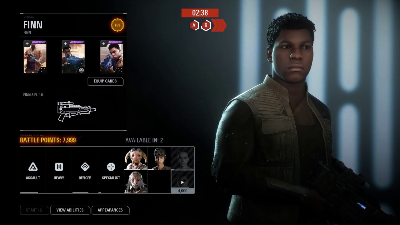 Star Wars Battlefront II Finn Rise of Skywalker and Ovissian Gunner ...