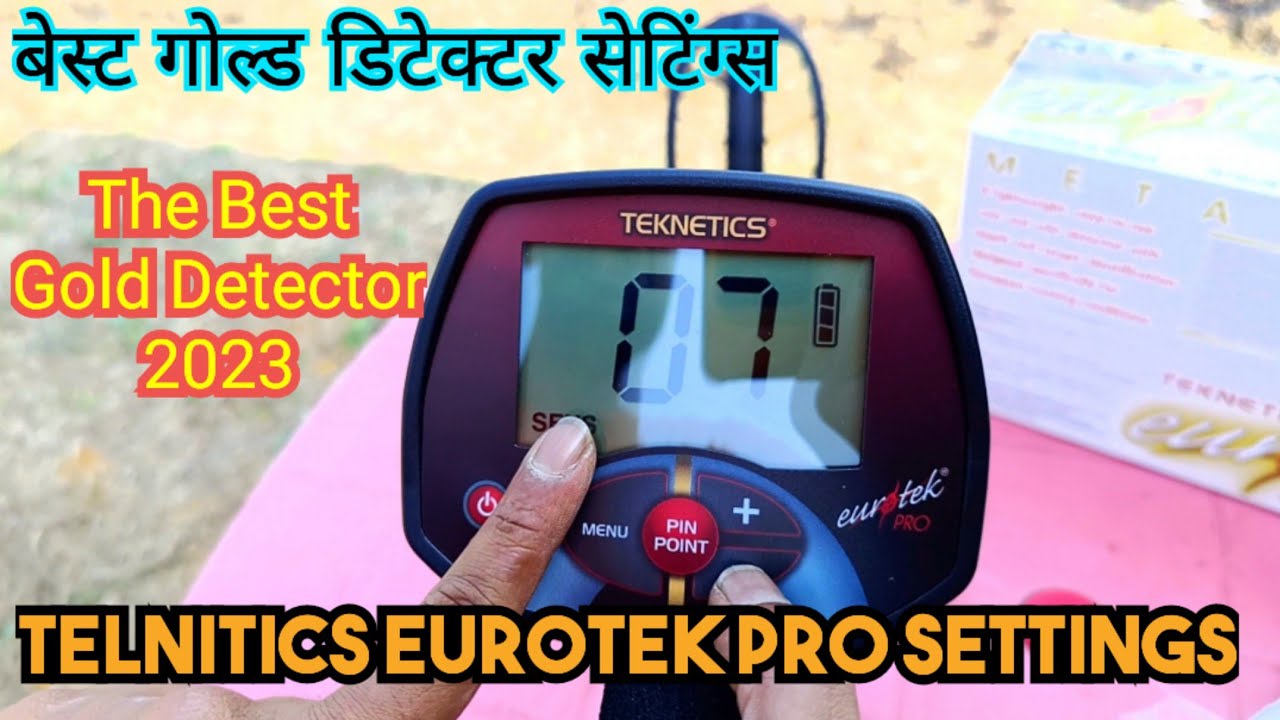 Eurotek Pro Metal Detector Important Settings // Gold Detector // Metal ...
